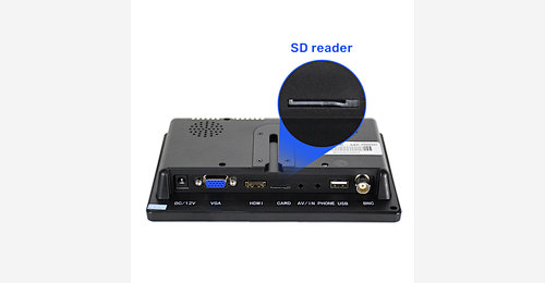 7-13.3 inch LCD Monitors with SD Card reader Support - Shenzhen Oscan ...